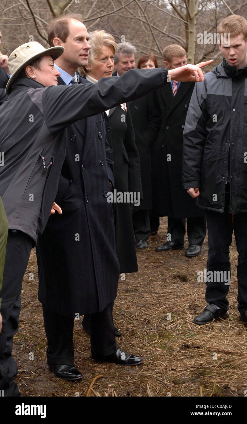 Prince Edward visits the Mirfield Marina charity project Mirfield, West ...