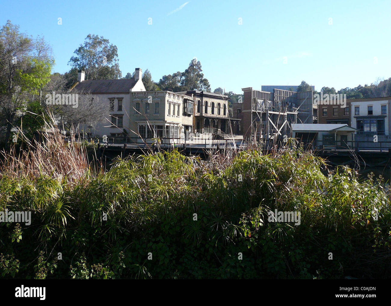Atmosphere City and street sets on the backlot of Universal Studios on ...