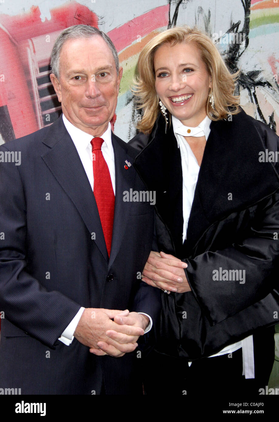 Mayor Michael Bloomberg and Emma Thompson attends the 'Journey ...