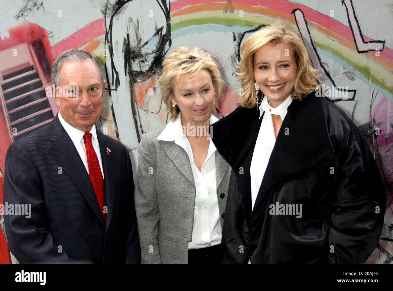 Mayor Michael Bloomberg, human rights organizer Helen Bamber, Emma ...