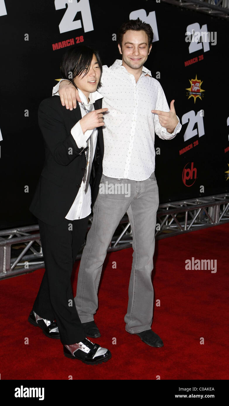 Aaron Yoo and Jonathan Sadowski '21' film Premiere at Planet Hollywood ...