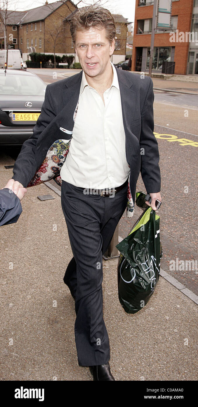 Andrew Castle Arrives at itv studios, south bank London, England - 13. ...