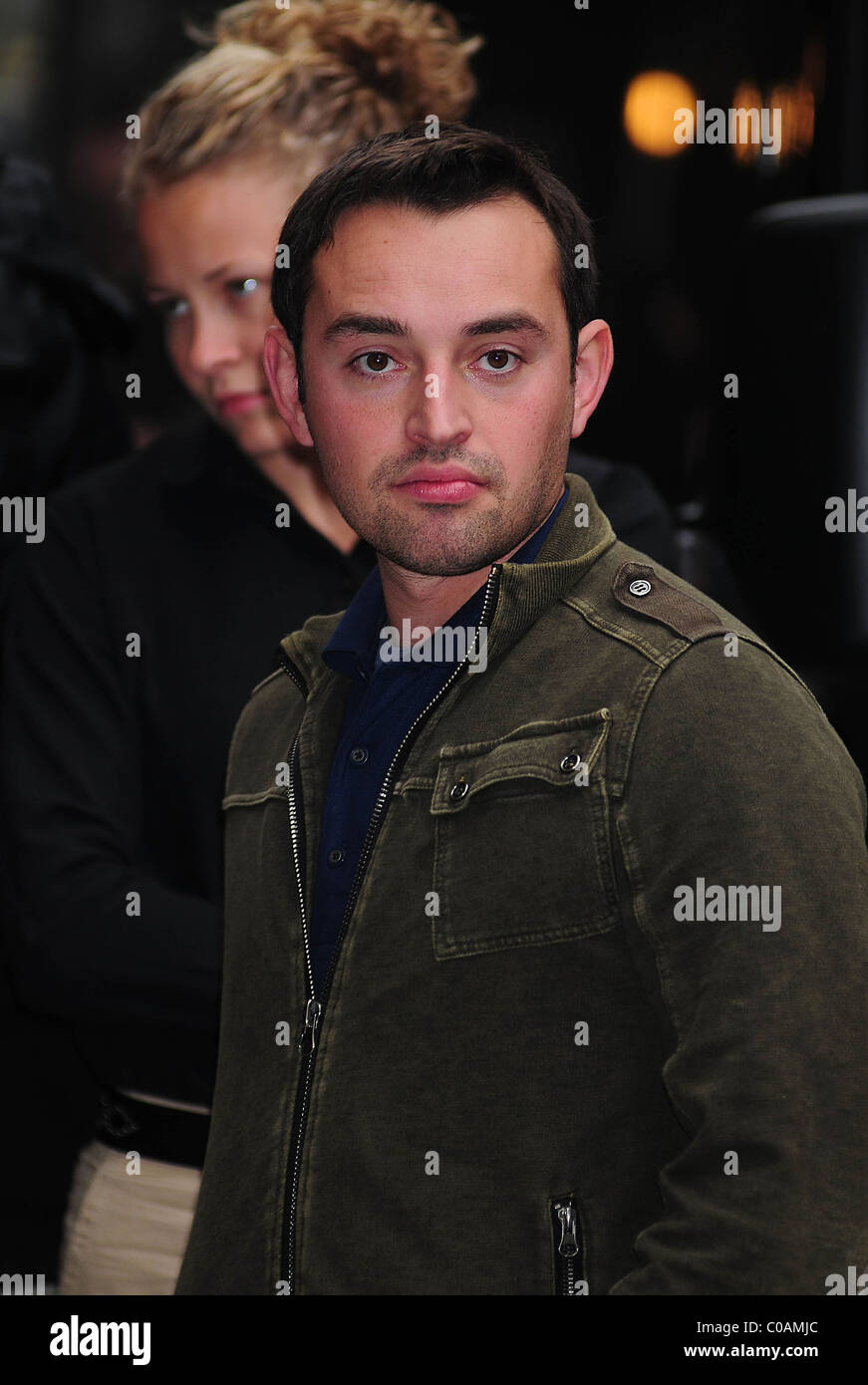 Jarod Miller outside the Ed Sullivan Theater for the 'Late Show With ...