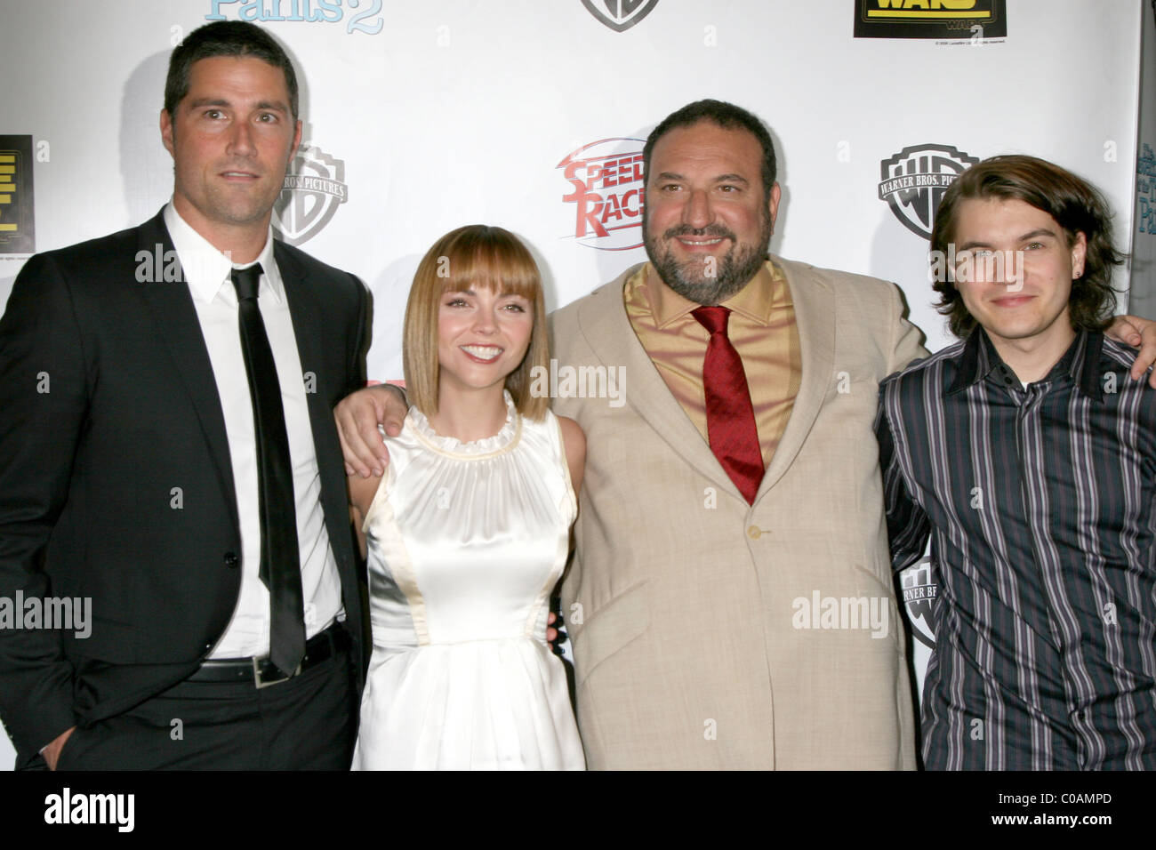 Matthew Fox, Christina Ricci, Joel Silver, and Emile Hirsch ShoWest ...