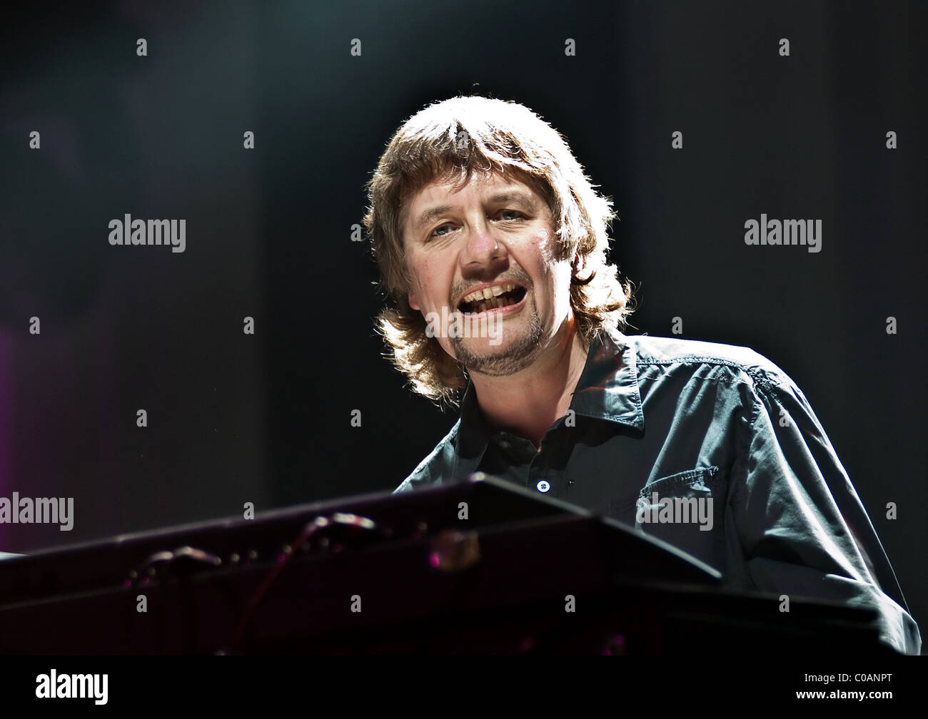 Don Airey Deep Purple performing at Manchester Apollo on the first ...