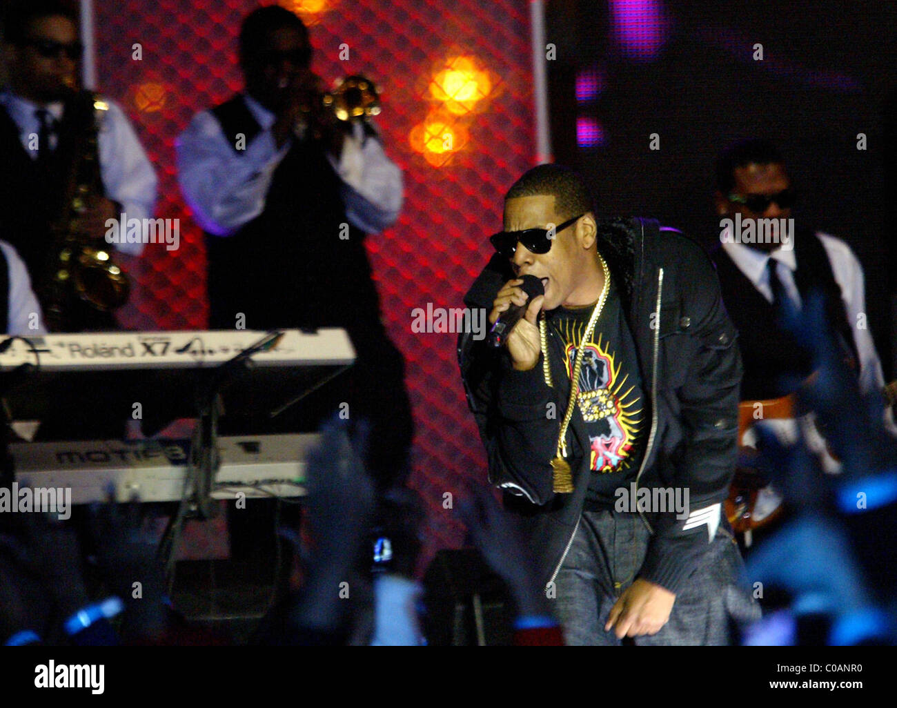 Jay-Z performs in concert in Brooklyn to promote his album 'American ...