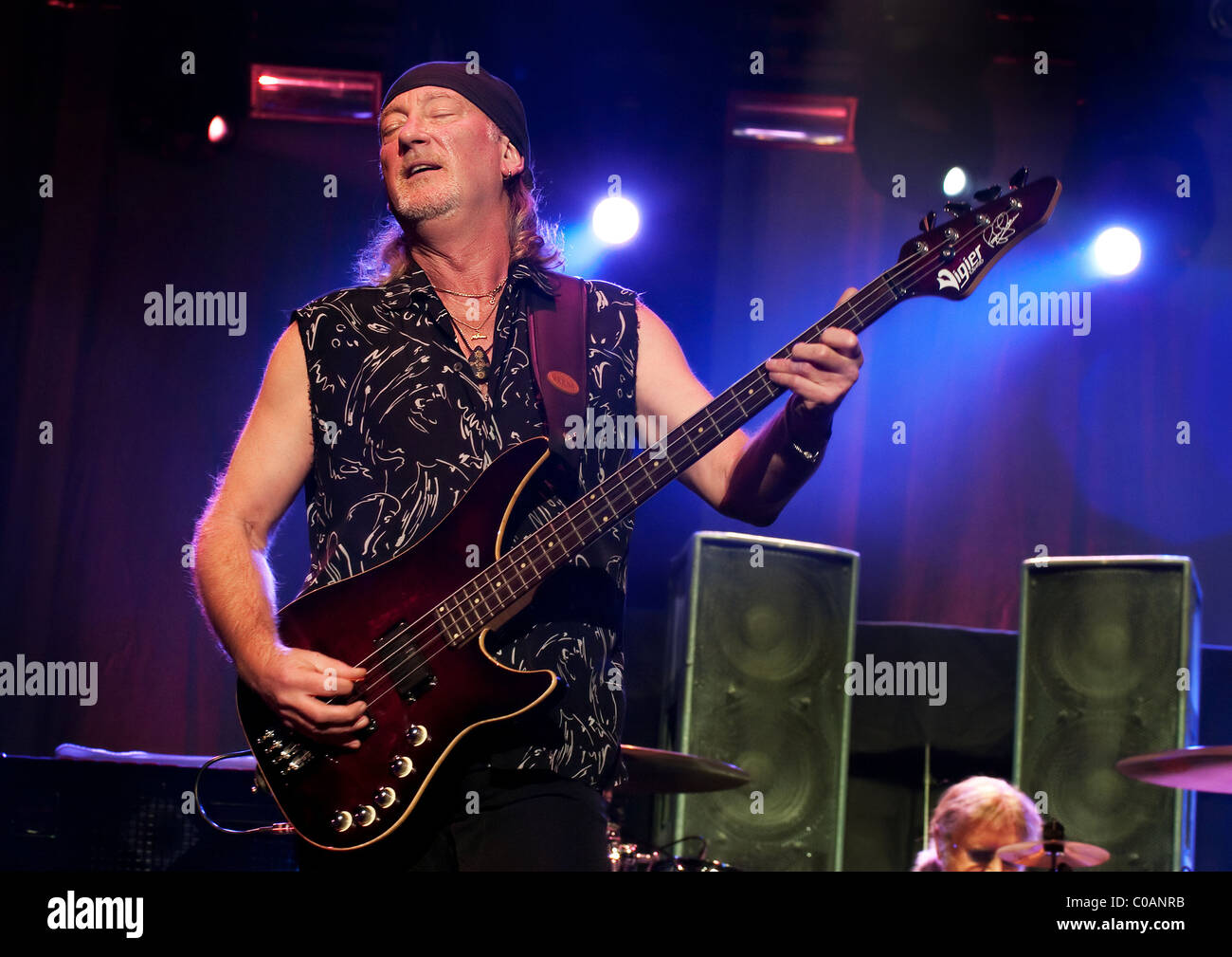 Roger Glover Deep Purple performing at Manchester Apollo on the first ...