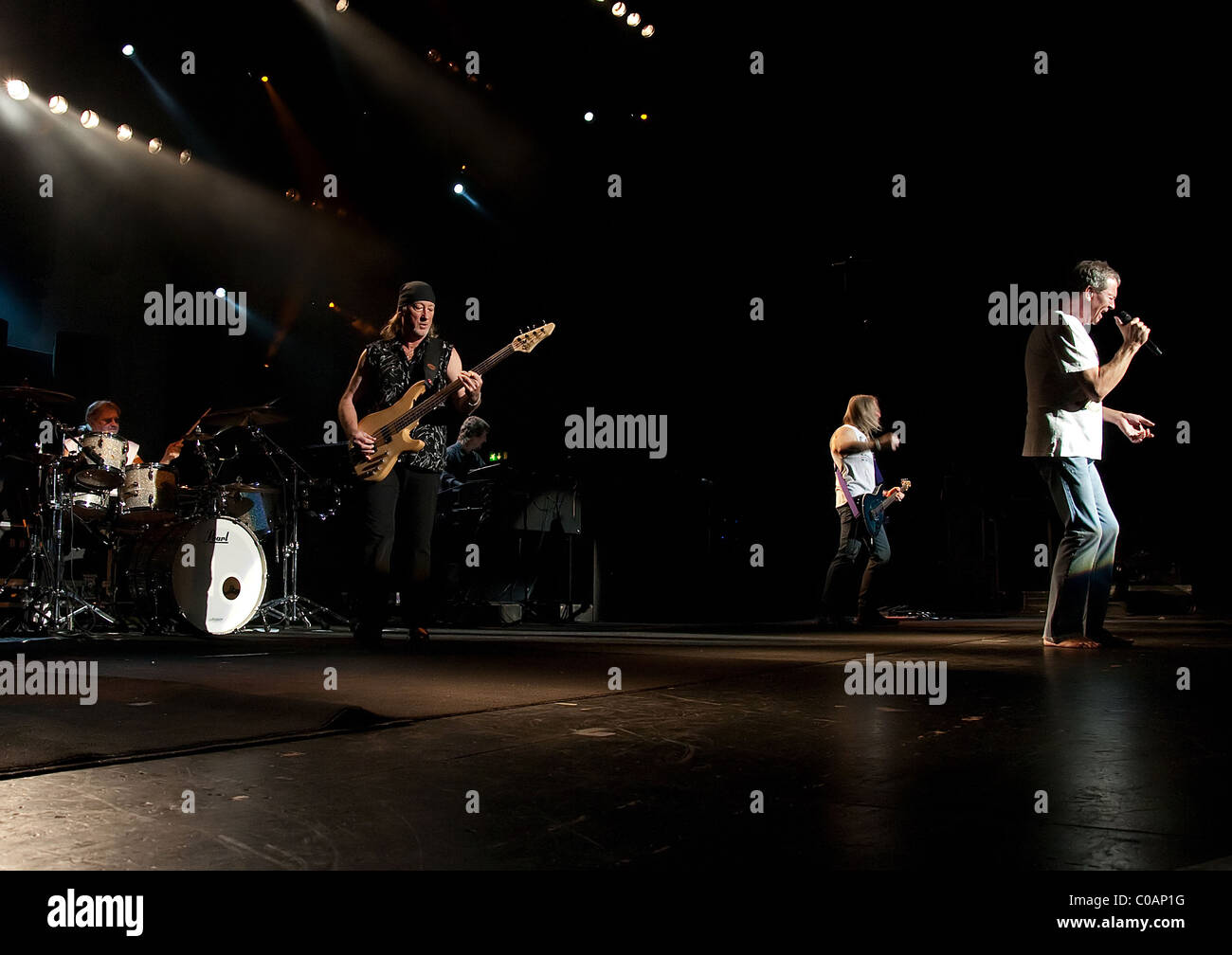 Deep Purple performing at Manchester Apollo on the first night of their ...