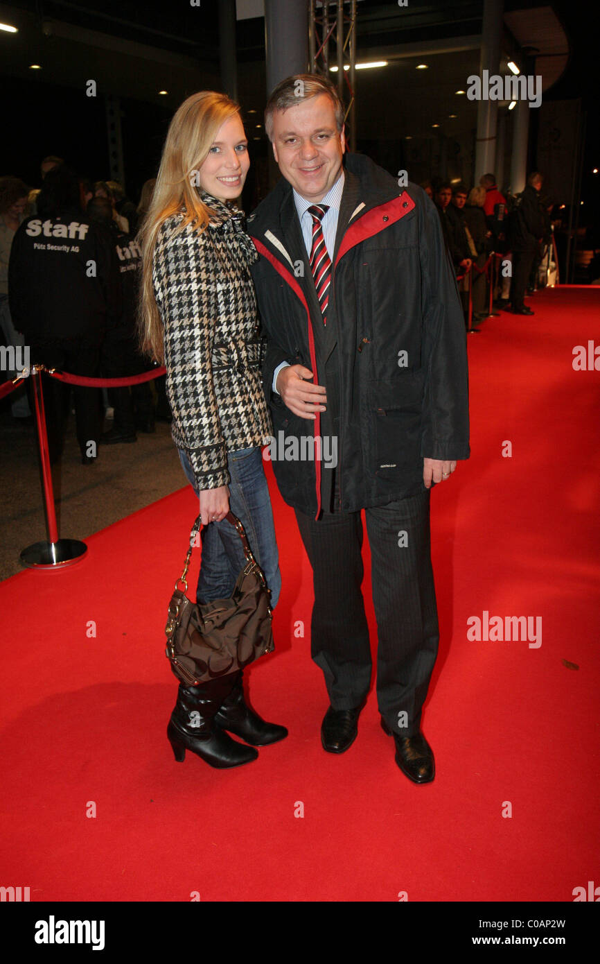 Dr. Michael Freytag, daughter Victoria World premiere Holiday On Ice ...