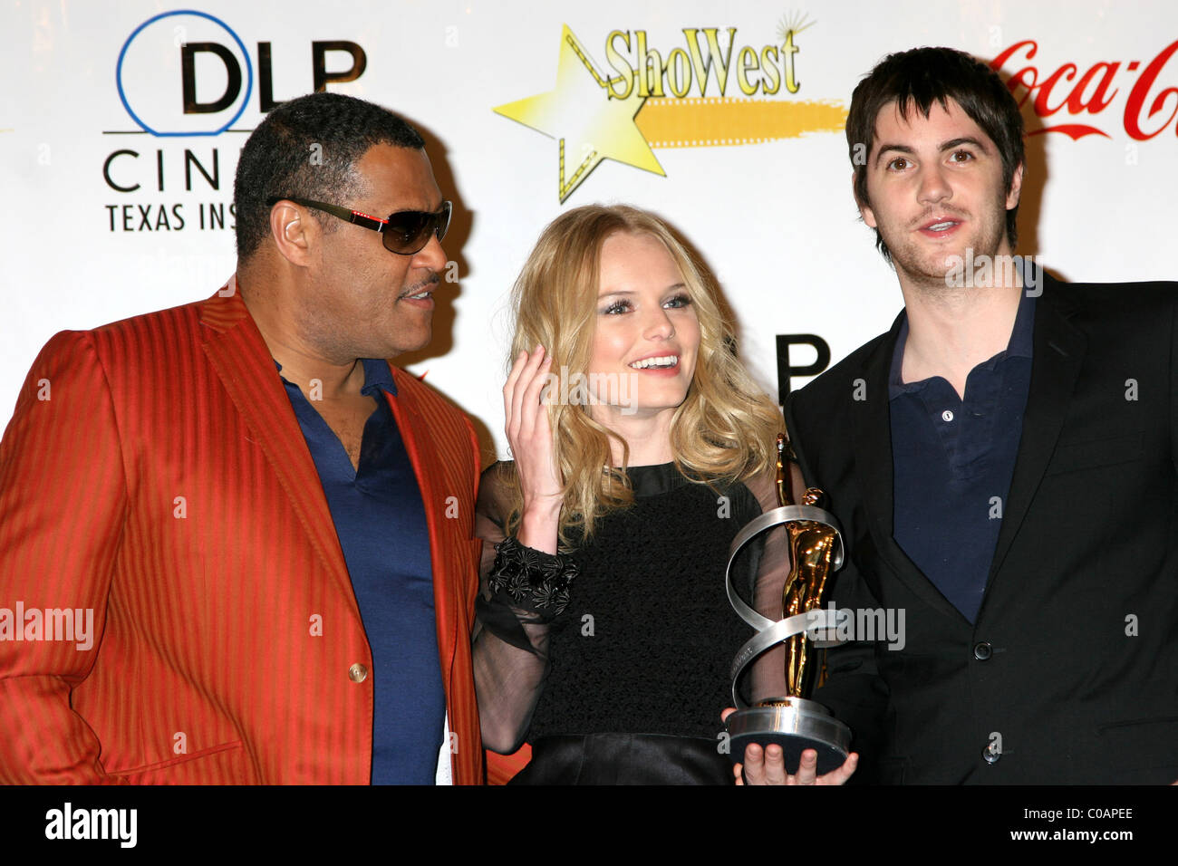 Laurence Fishburne, Kate Bosworth, and Jim Sturgess ShoWest 2008 Final ...