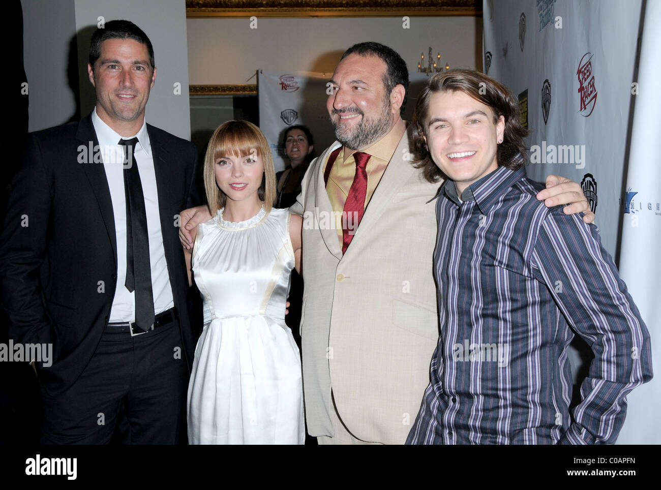 Mathew Fox, Christina Ricci, Joel Silver and Emile Hirsch arrives at ...