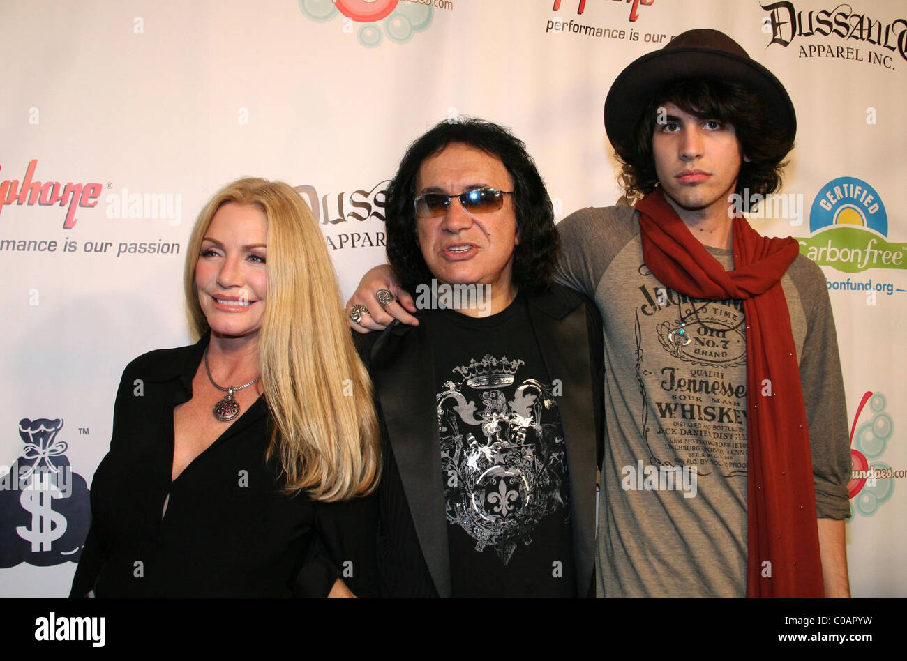 Shannon Tweed, Gene Simmons and Nick Simmons Launch party for the ...
