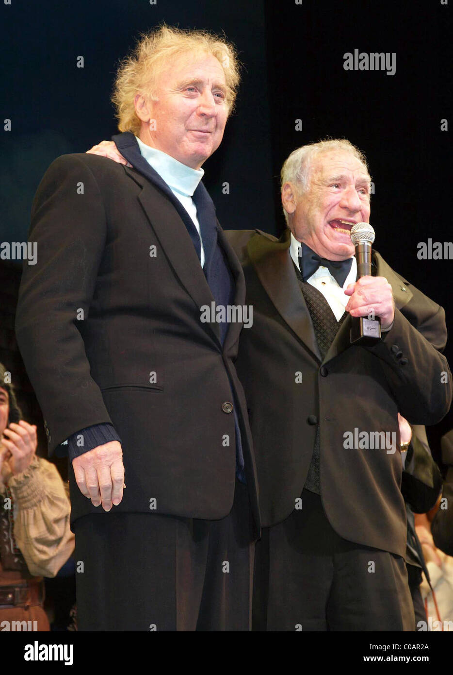 Gene Wilder and Mel Brooks Opening Night of the new Mel Brooks musical ...