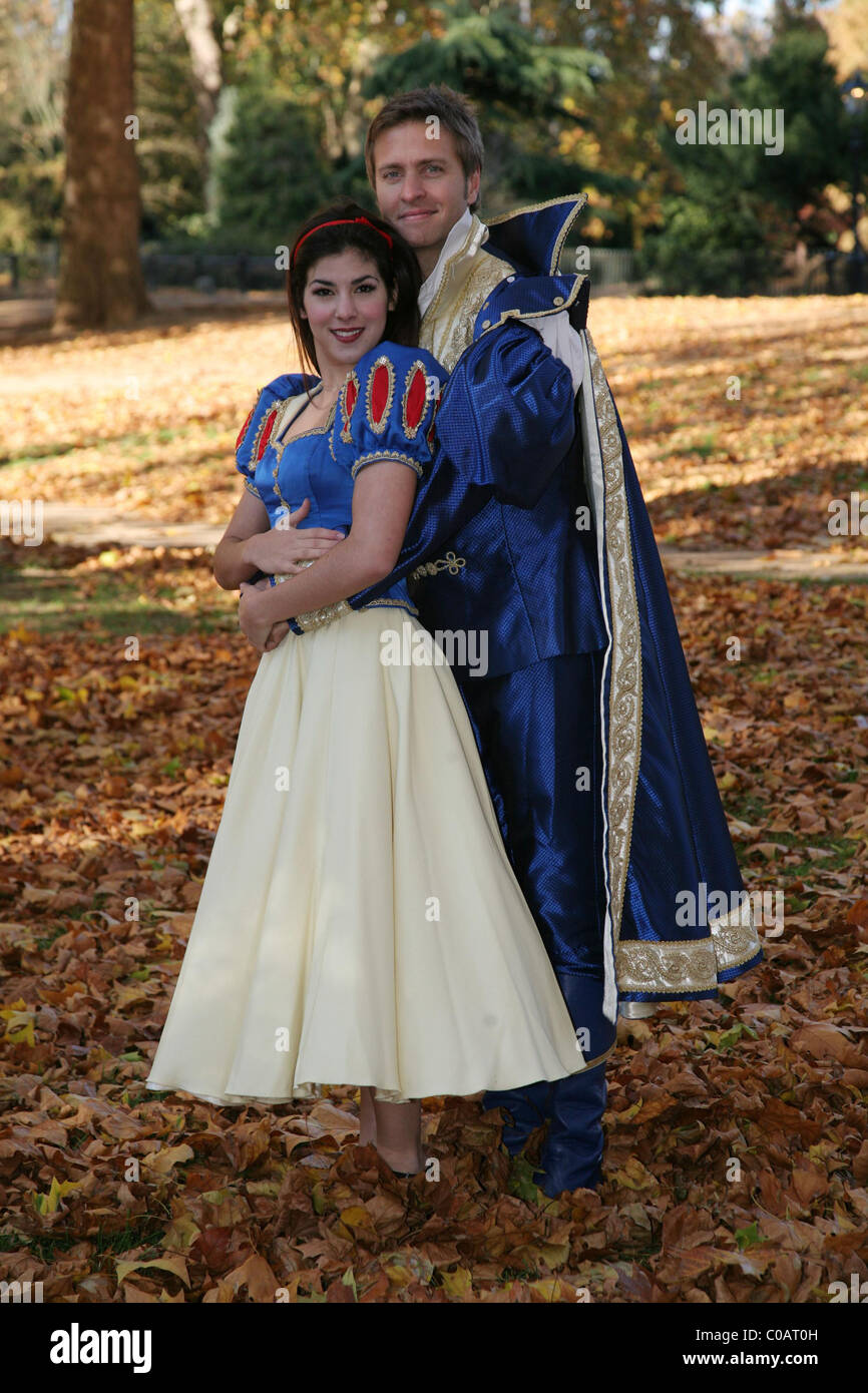 Arvid Larson (Prince) and Aimie Atkinson (Snow White) Photocall in Hyde ...