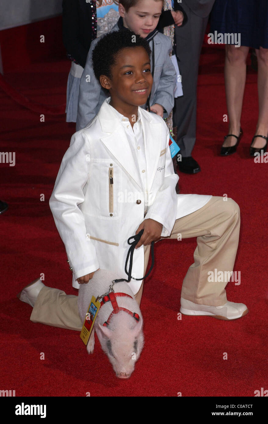 Eshaya Draper Premiere of 'College Road Trip' held at El Capitan ...