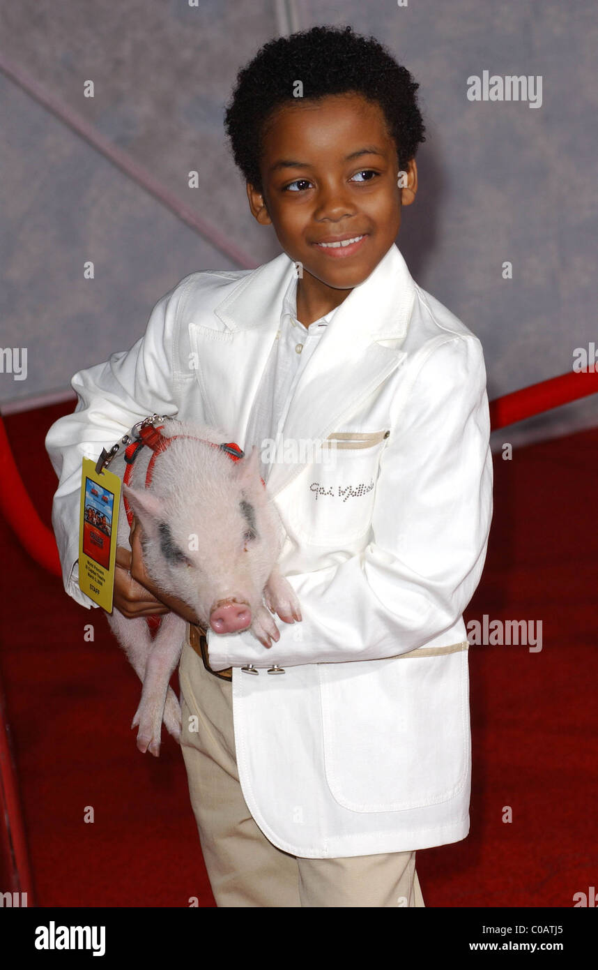 Eshaya Draper Premiere of 'College Road Trip' held at El Capitan ...