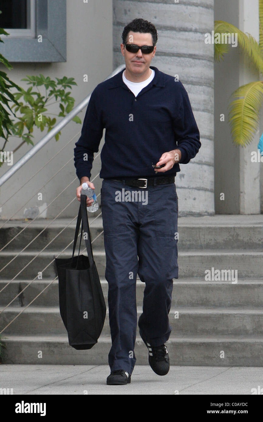 Adam Carolla leaving Westside Media Centre after an appearance on the ...
