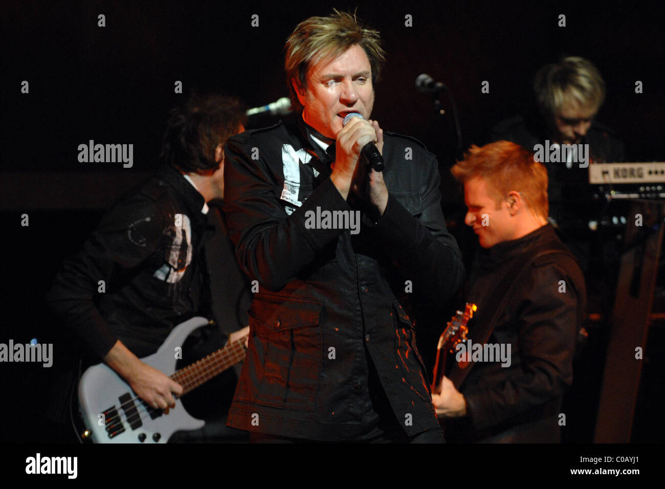 Simon LeBon of Duran Duran performs live on the "Red Carpet Massacre ...