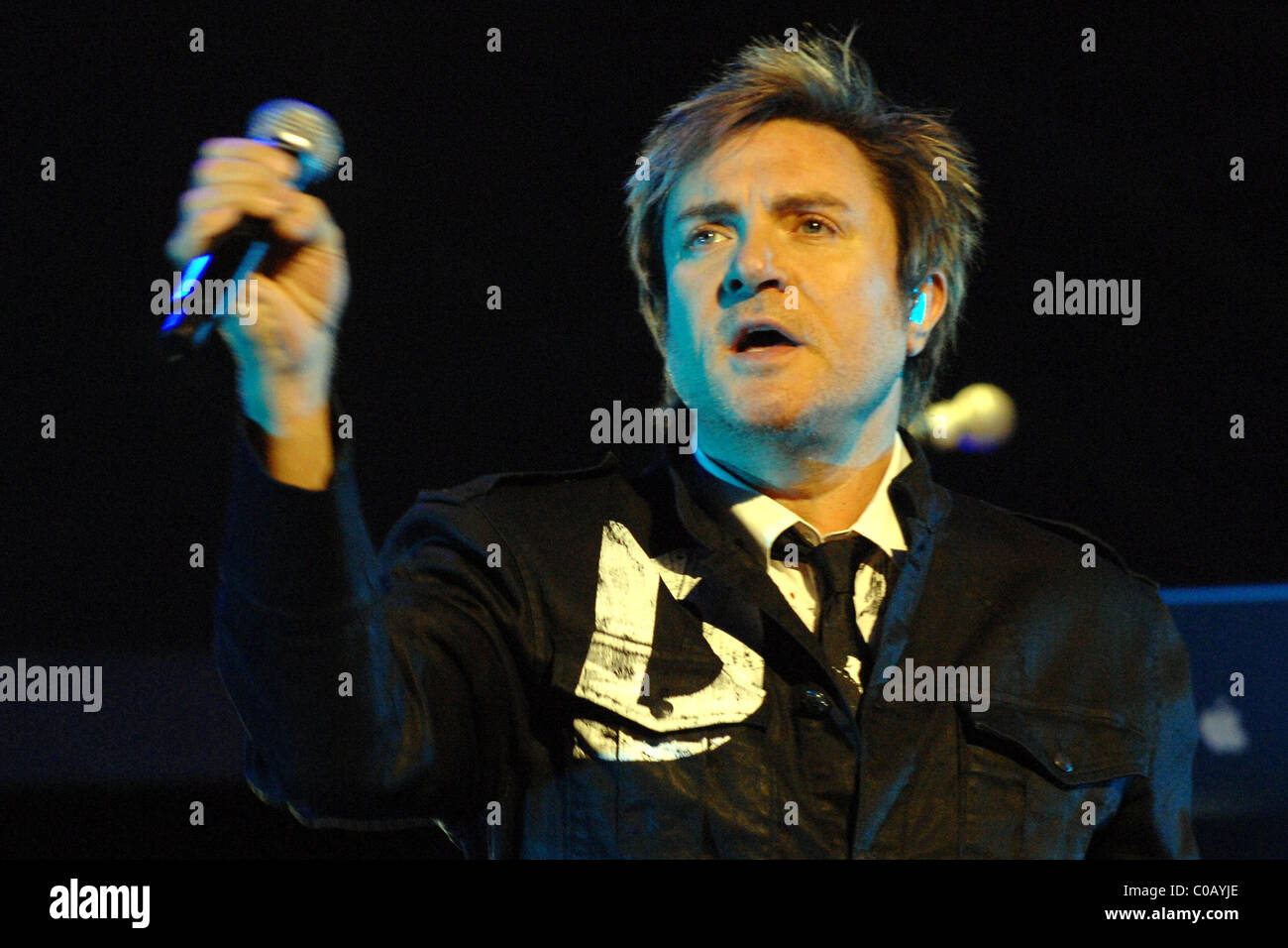 Simon LeBon of Duran Duran performs live on the "Red Carpet Massacre ...