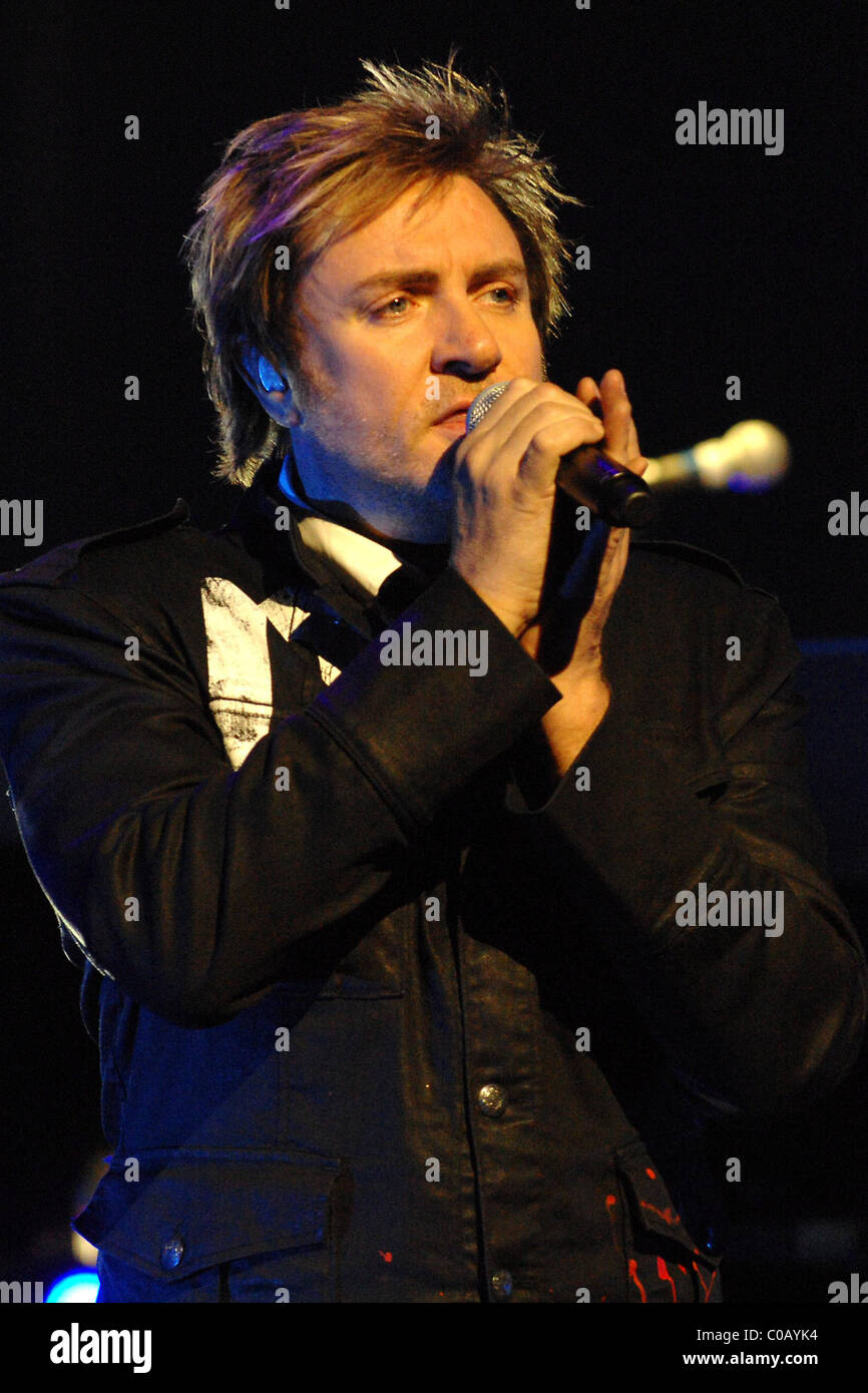 Simon LeBon of Duran Duran performs live on the "Red Carpet Massacre ...