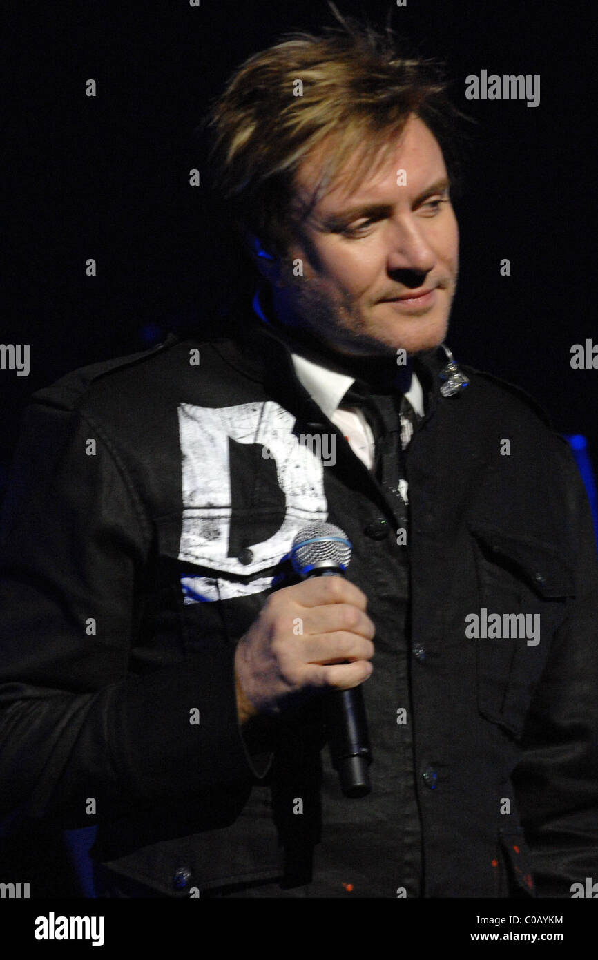 Simon LeBon of Duran Duran performs live on the "Red Carpet Massacre ...