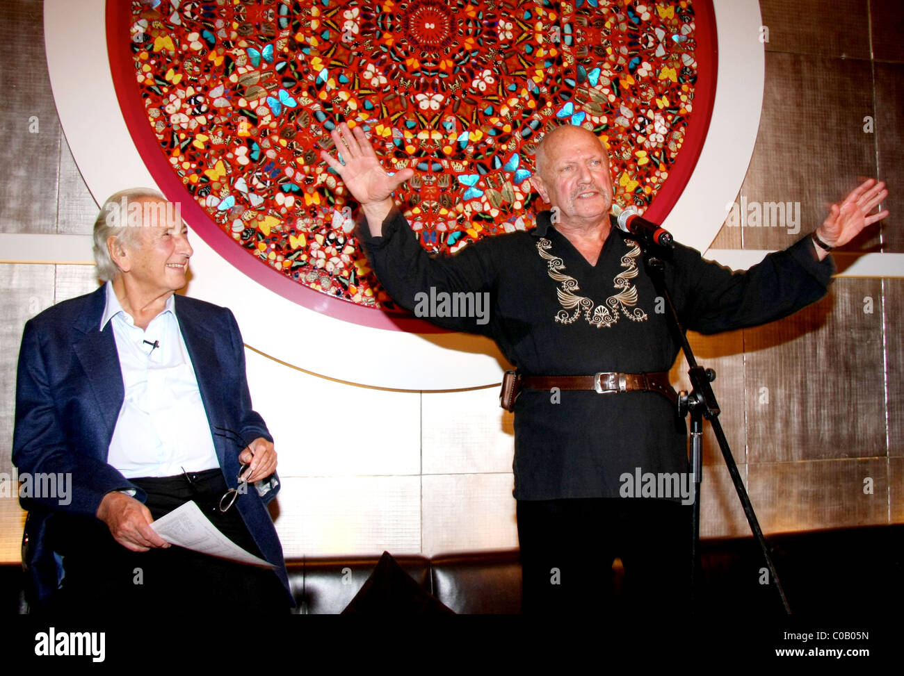 Michael Winner and Steven Berkoff Launch party for Michael Winner's new ...
