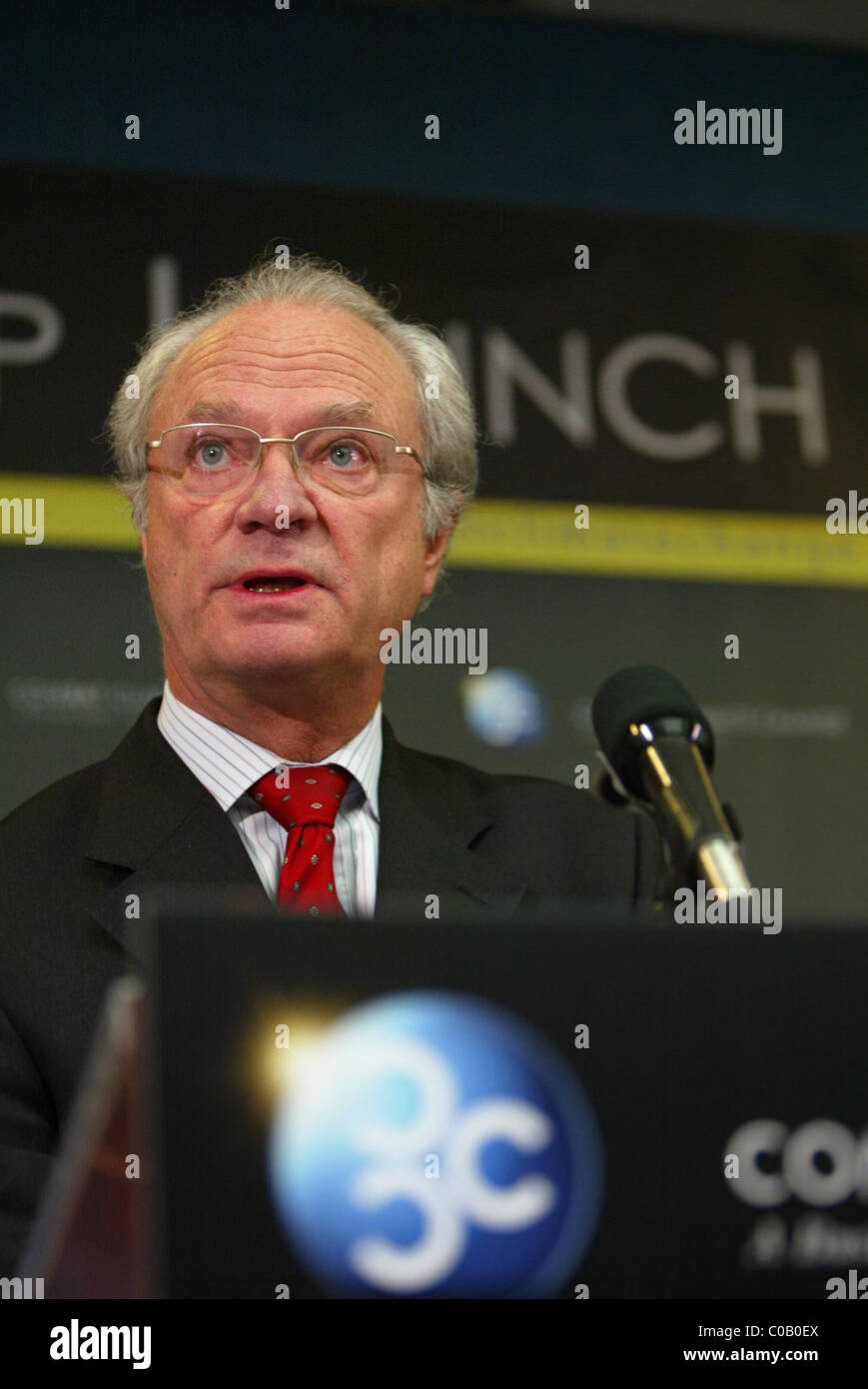 King Carl XVI Gustaf of Sweden Combat Climate Change held a press ...
