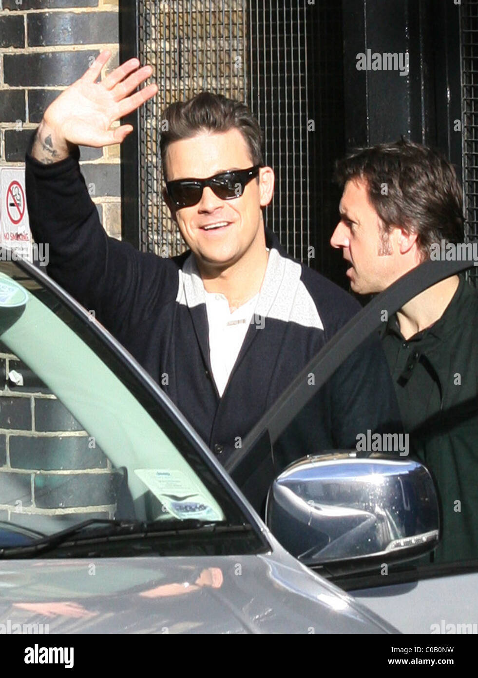 Robbie Williams outside the 'This Morning' studios London, England - 12 ...