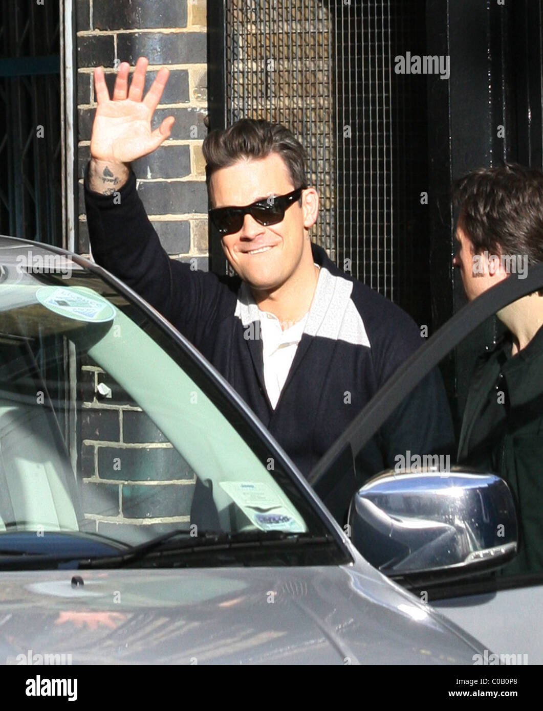 Robbie Williams outside the 'This Morning' studios London, England - 12 ...