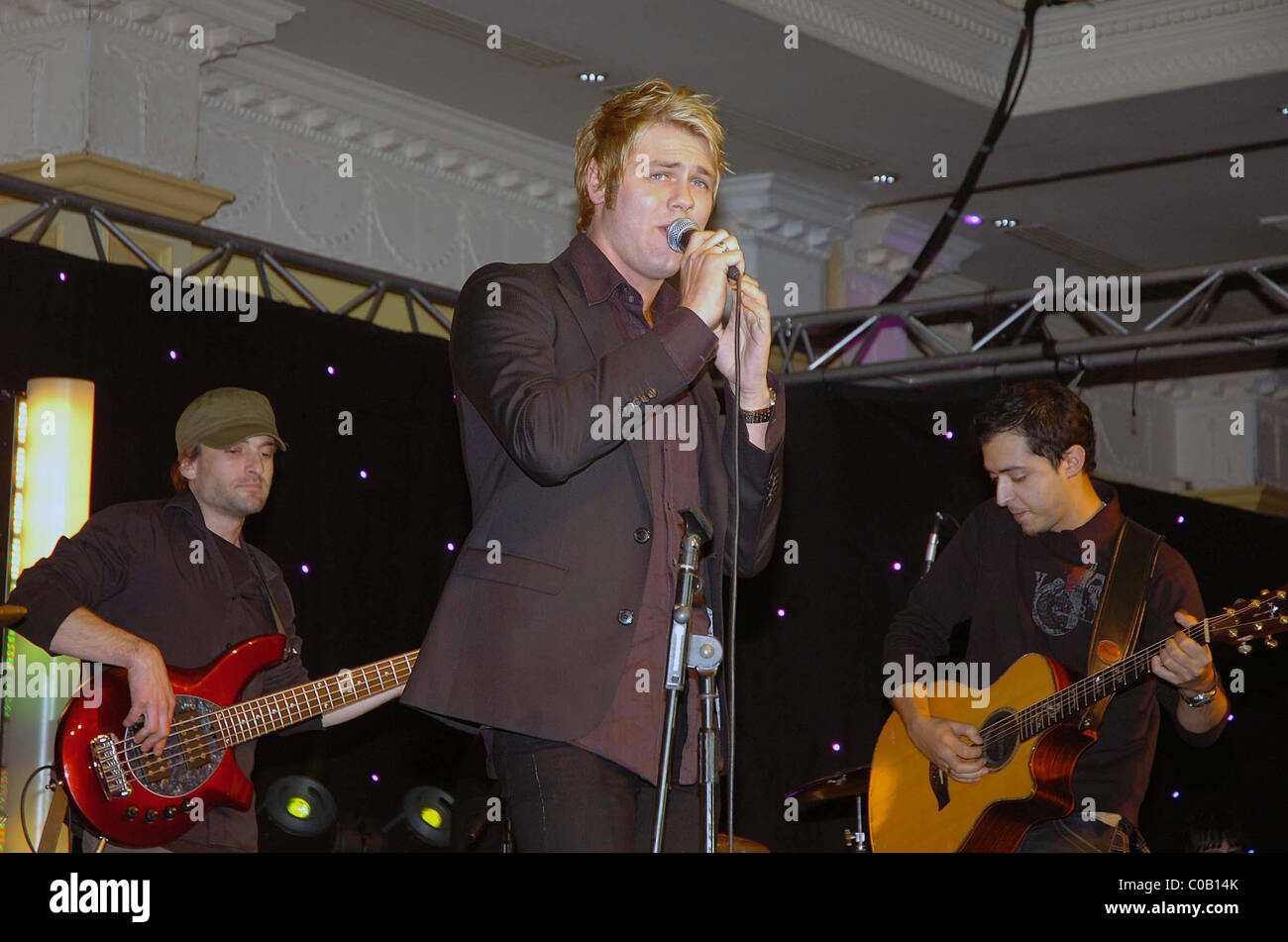 Brian McFadden performing at the Maire Keating Foundation Pink Ribbon ...