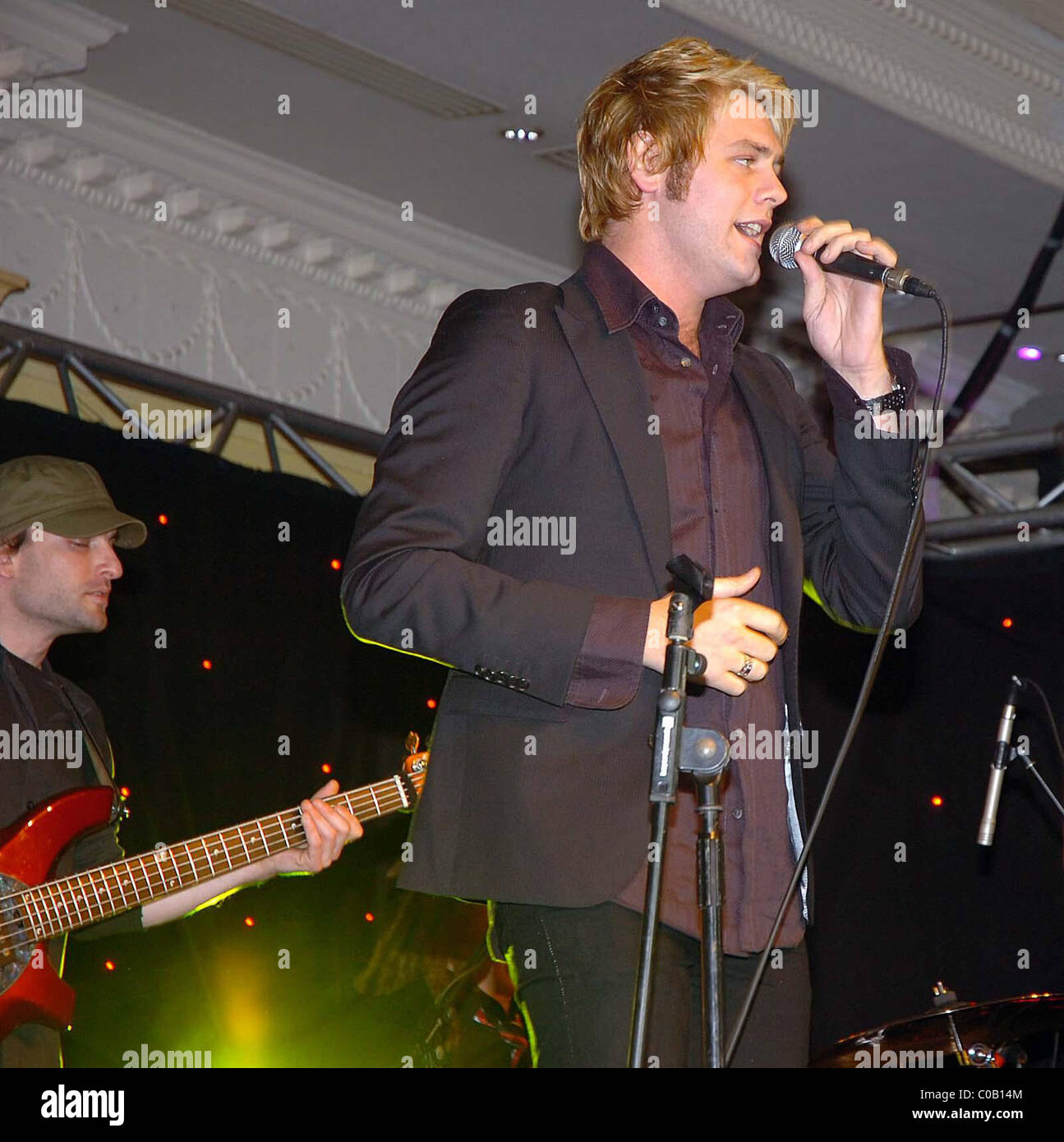 Brian McFadden performing at the Maire Keating Foundation Pink Ribbon ...