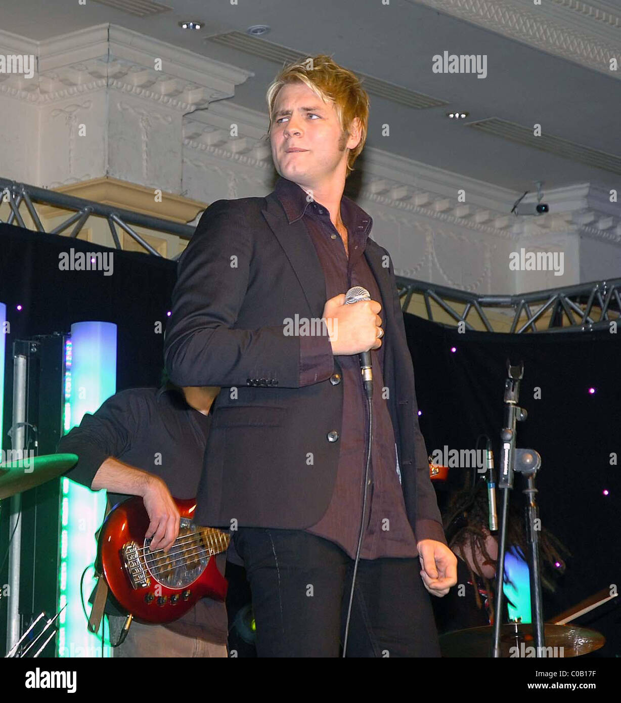 Brian McFadden performing at the Maire Keating Foundation Pink Ribbon ...