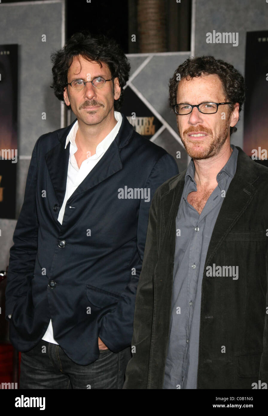Joel Coen and Ethan Coen Premiere of 'No Country for Old Men' at ...