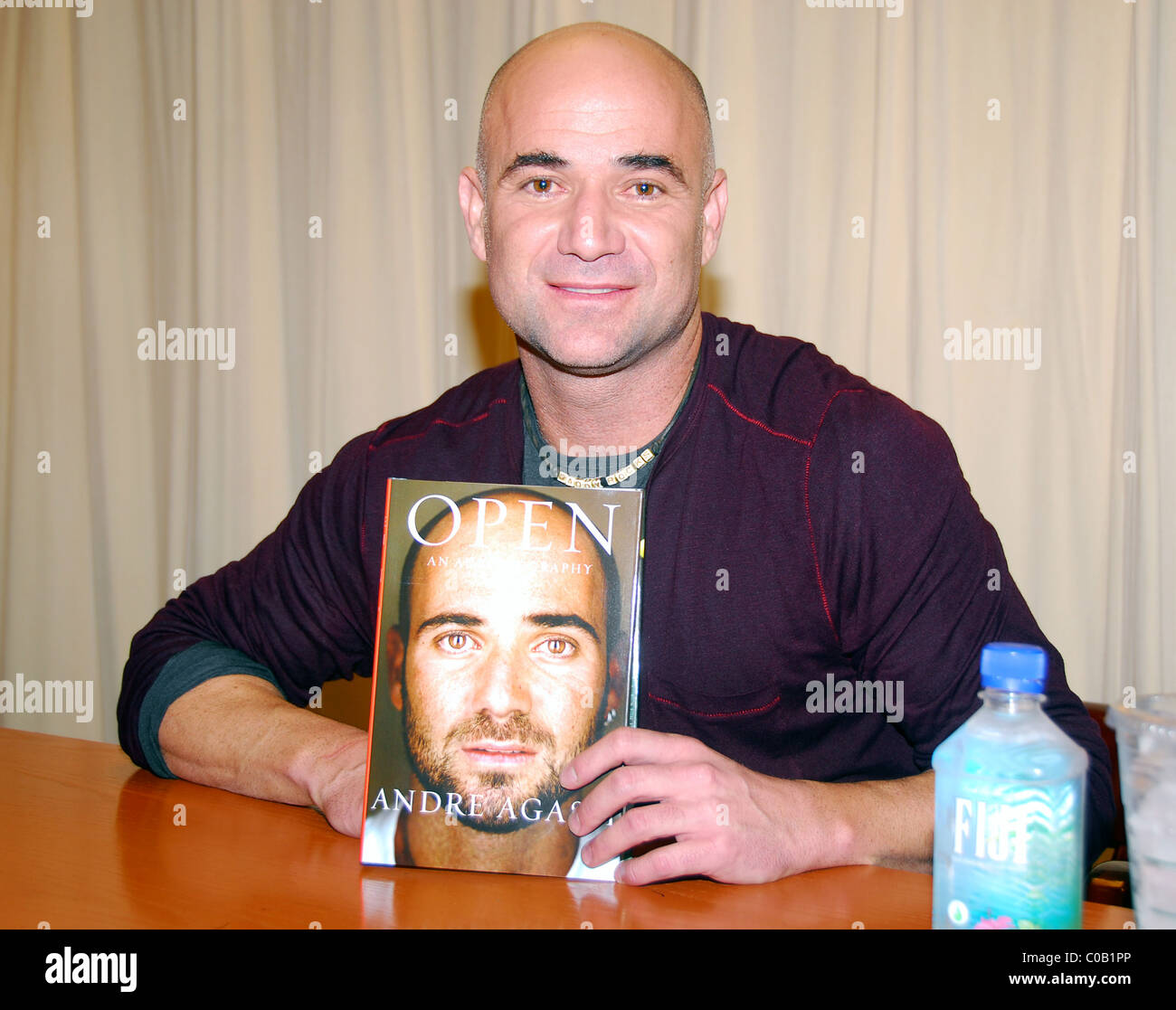 Andre Agassi at his book signing Barnes and Noble for his book, 'Open ...