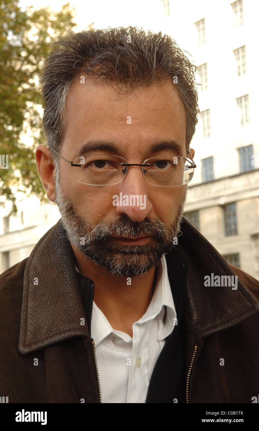 Human rights lawyer Imran Khan attends a demonstration at Downing ...
