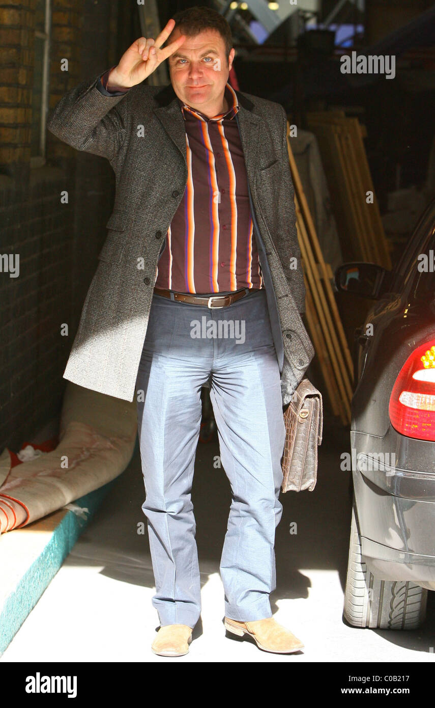 Paul Ross Leaving ITV studios after appearing on 'This Morning' London ...