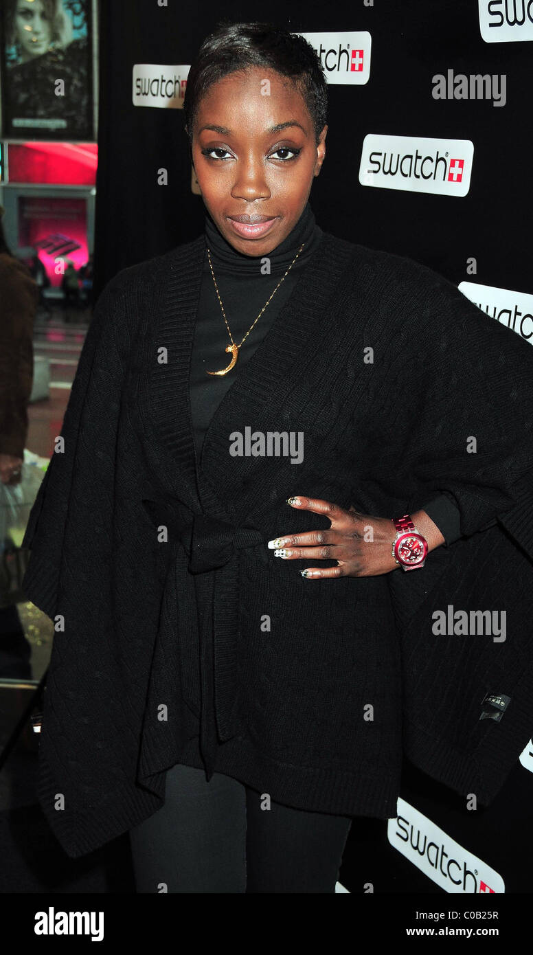 Estelle Swatch Times Square flagship store grand re-opening and 26 ...