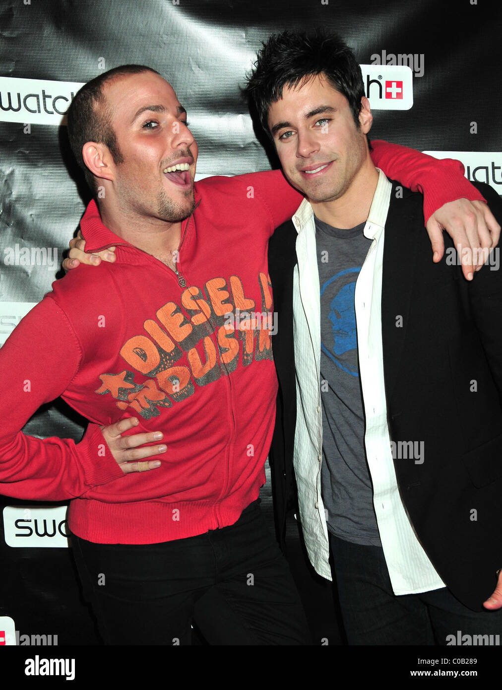 Micah Jesse and Joey Almanzo Swatch Times Square flagship store grand ...