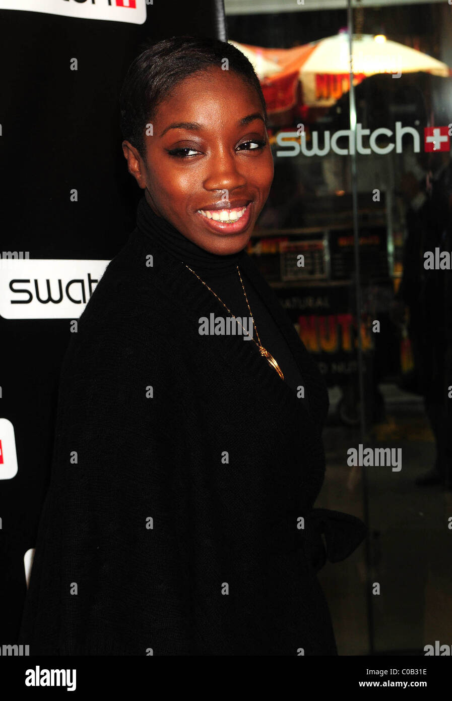 Estelle Swatch Times Square flagship store grand re-opening and 26 ...