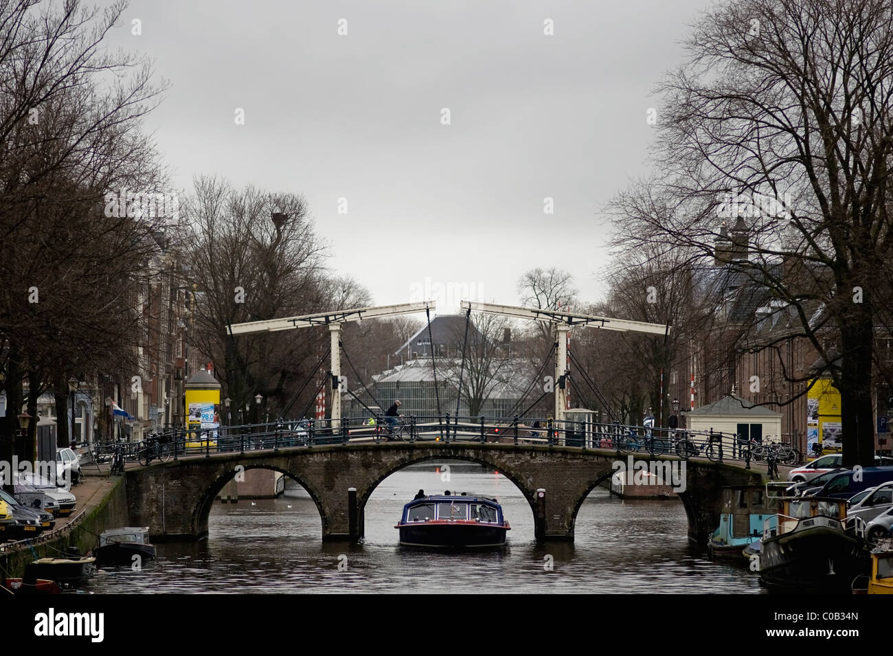 typical dutch bridge in amsterdam, holland Stock Photo - Alamy