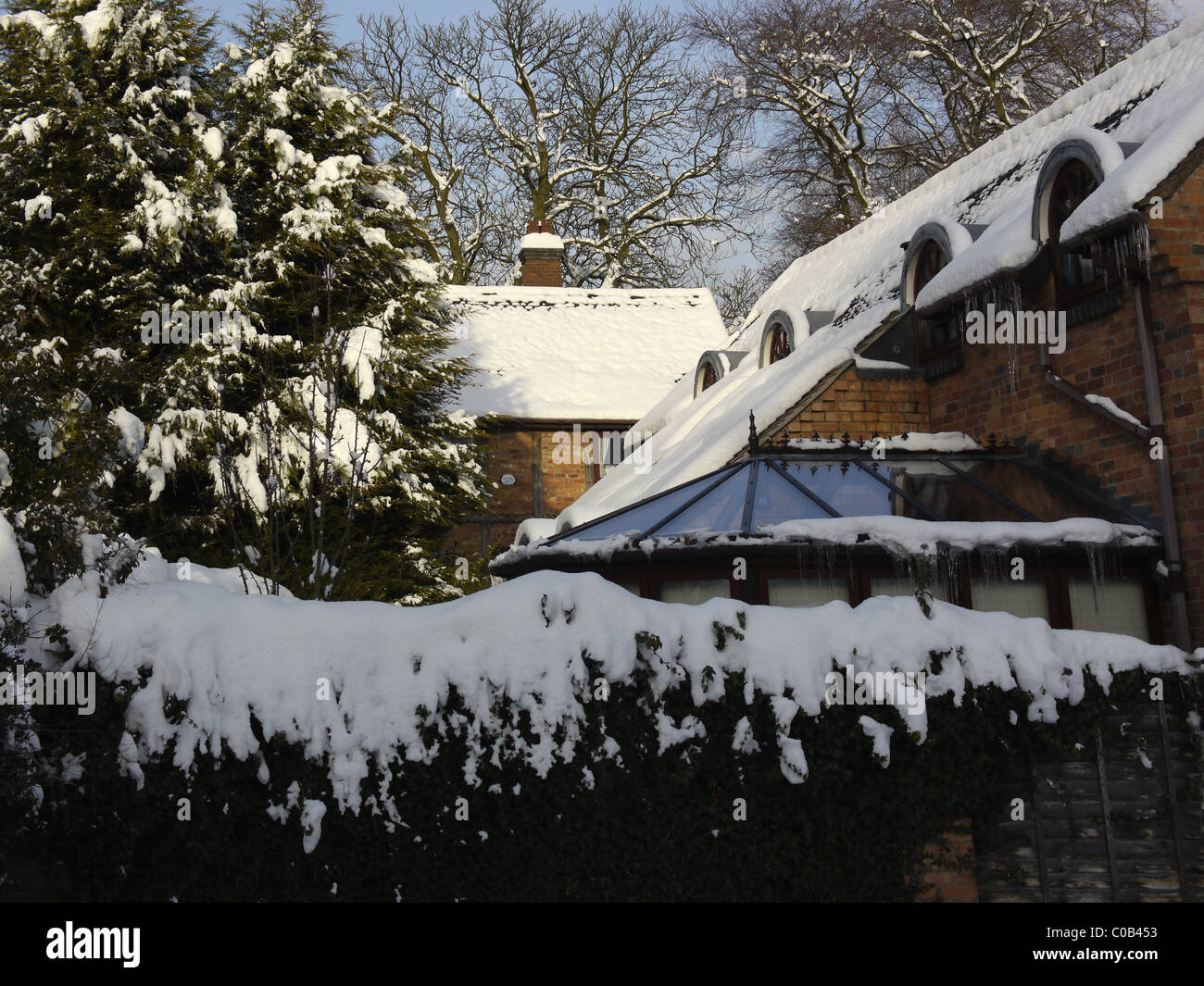 village winter snow Stock Photo - Alamy
