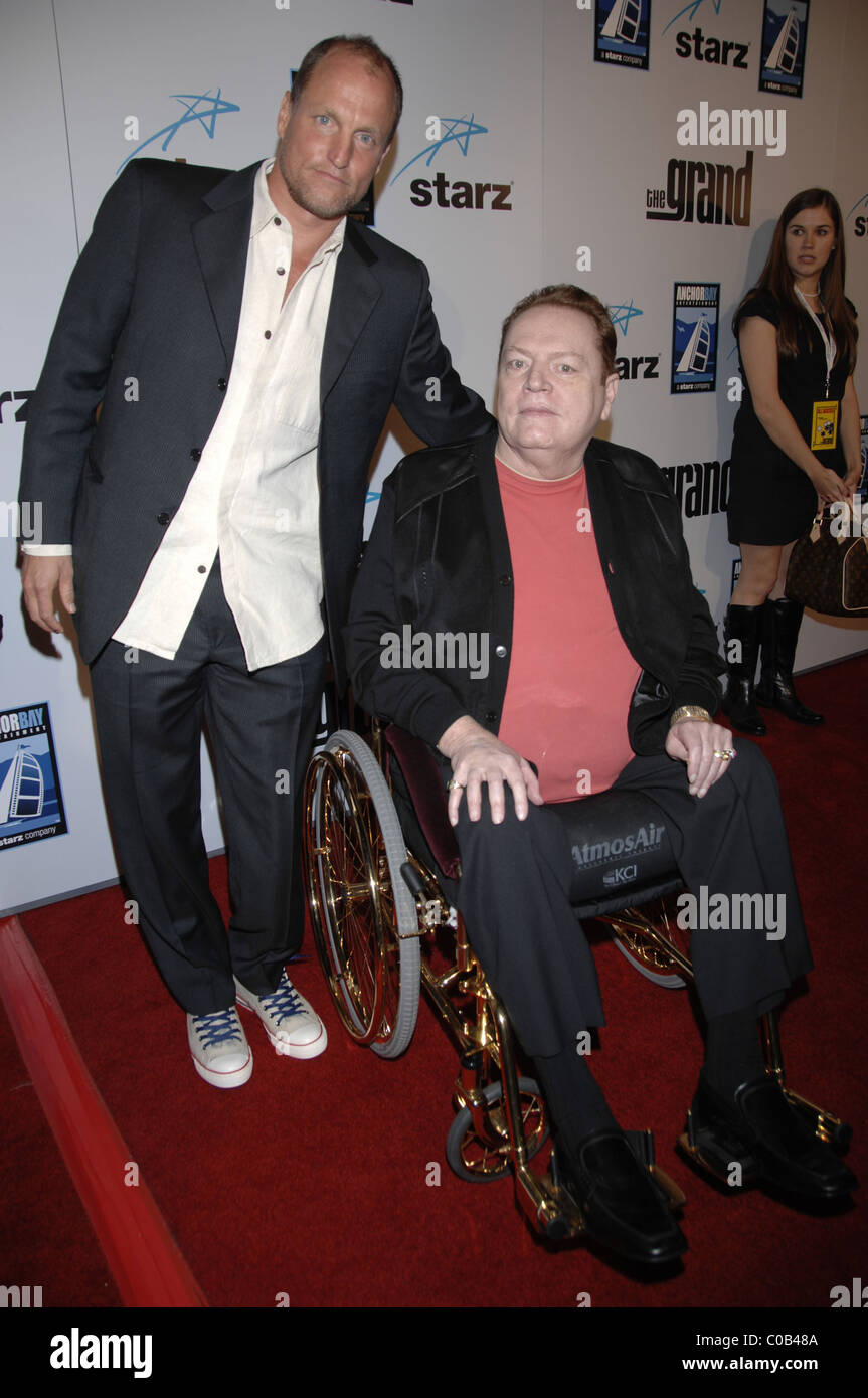 Woody Harrelson and Larry Flynt Los Angeles film premiere of 'The Grand ...