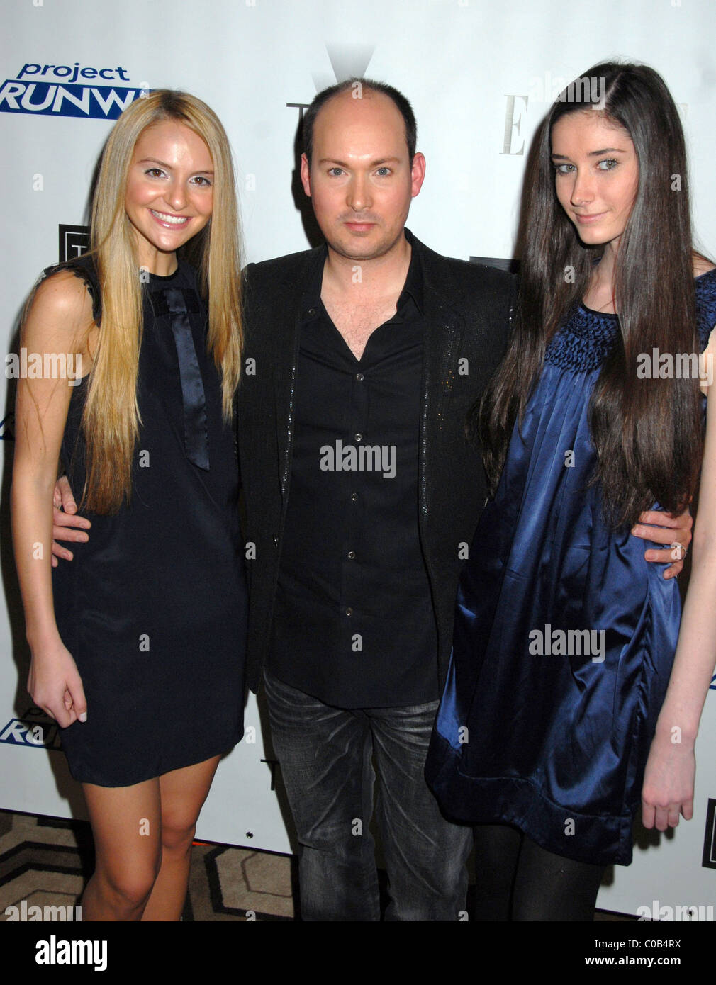 Nathaniel Hawkins and models "Project Runway" Season 4 Finale Party at ...
