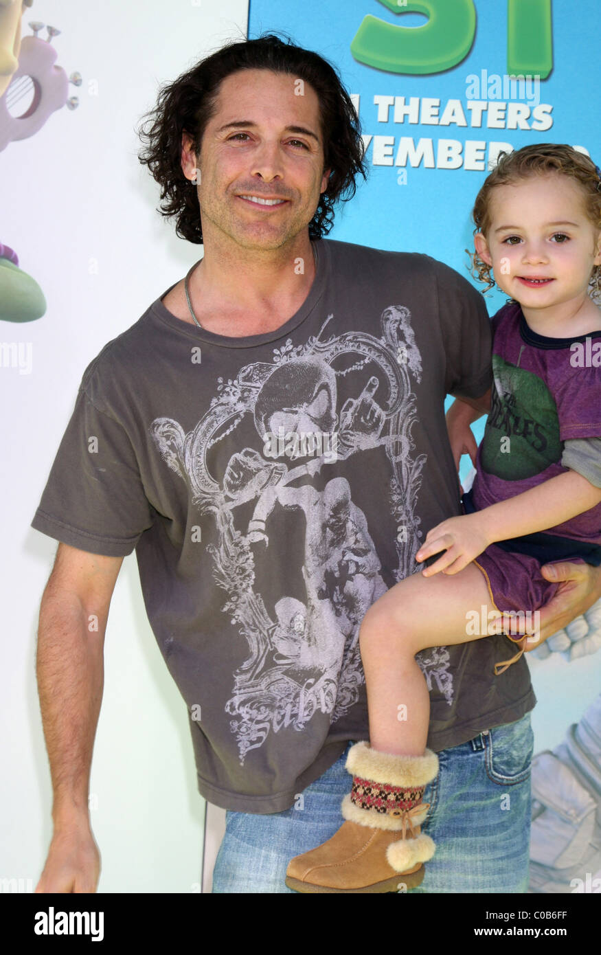 Jonathan Baker and daughter Trease Baker Premiere of 'Planet 51' at the ...