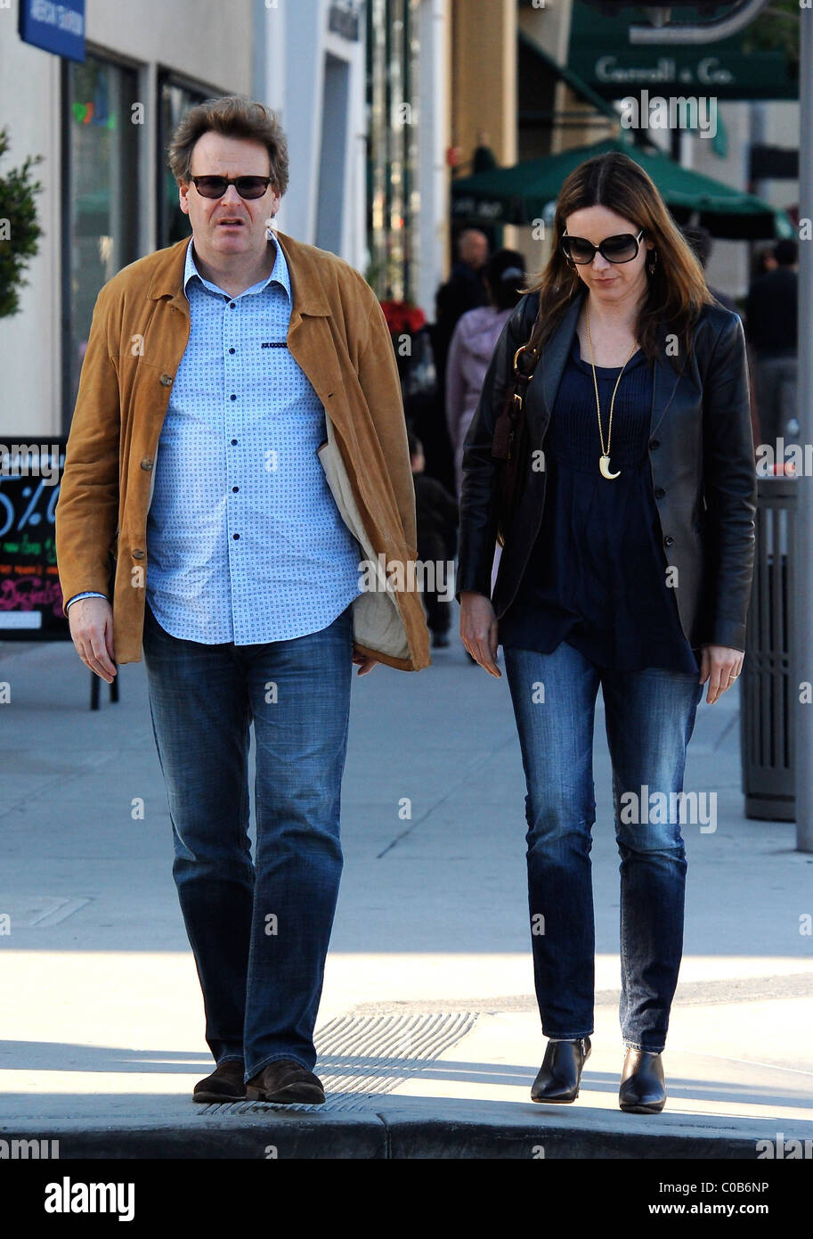 Greg Proops shares an intimate moment with his wife Jennifer Canaga ...