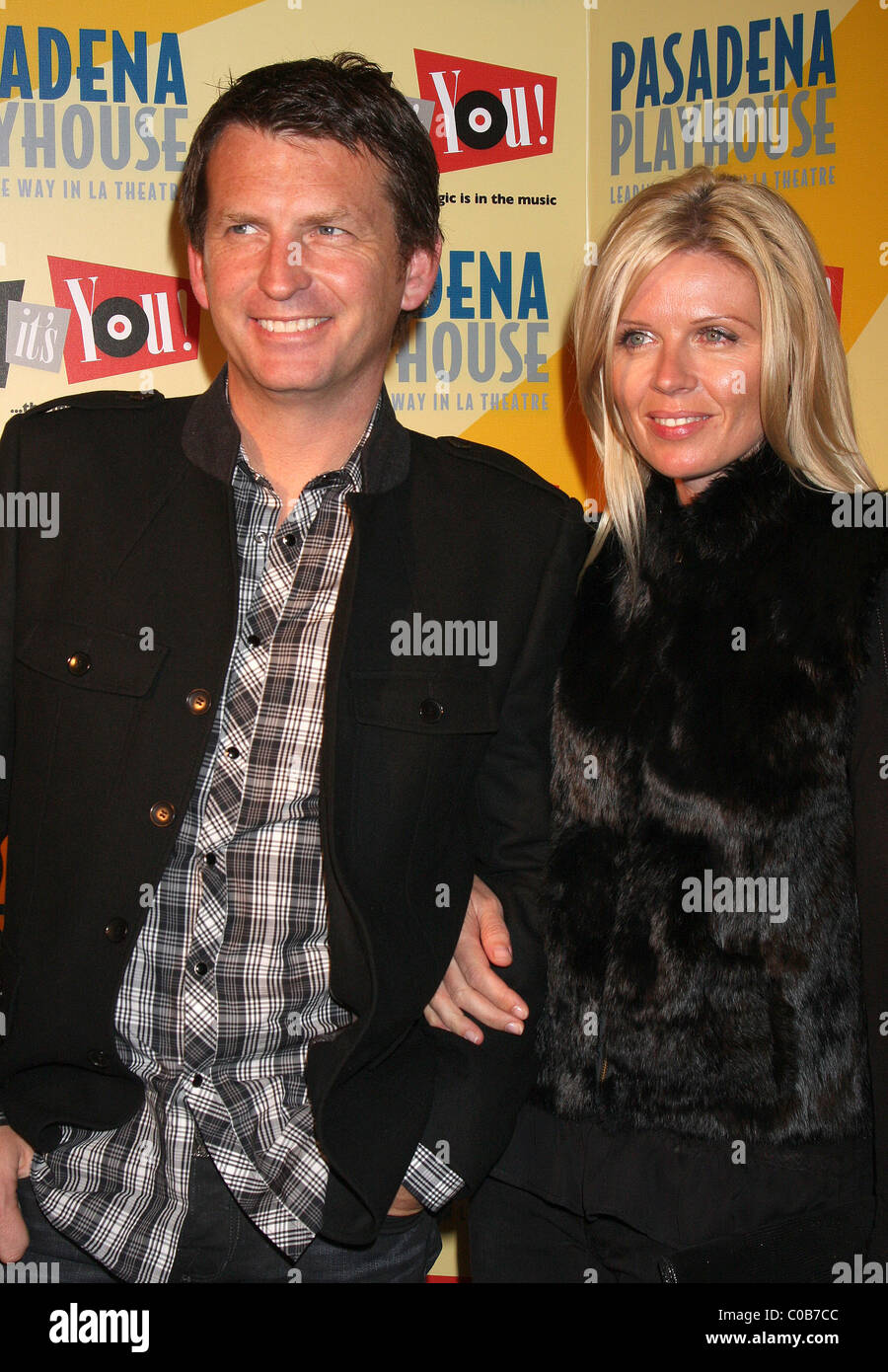 Justin Bell and guest The opening night of 'Baby It's You' at the ...