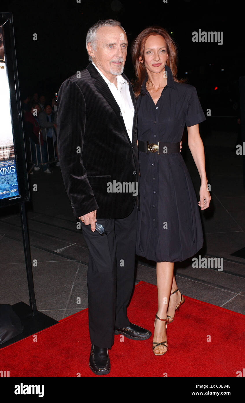 Dennis Hopper and wife Victoria Duffy Los Angeles premiere of ...