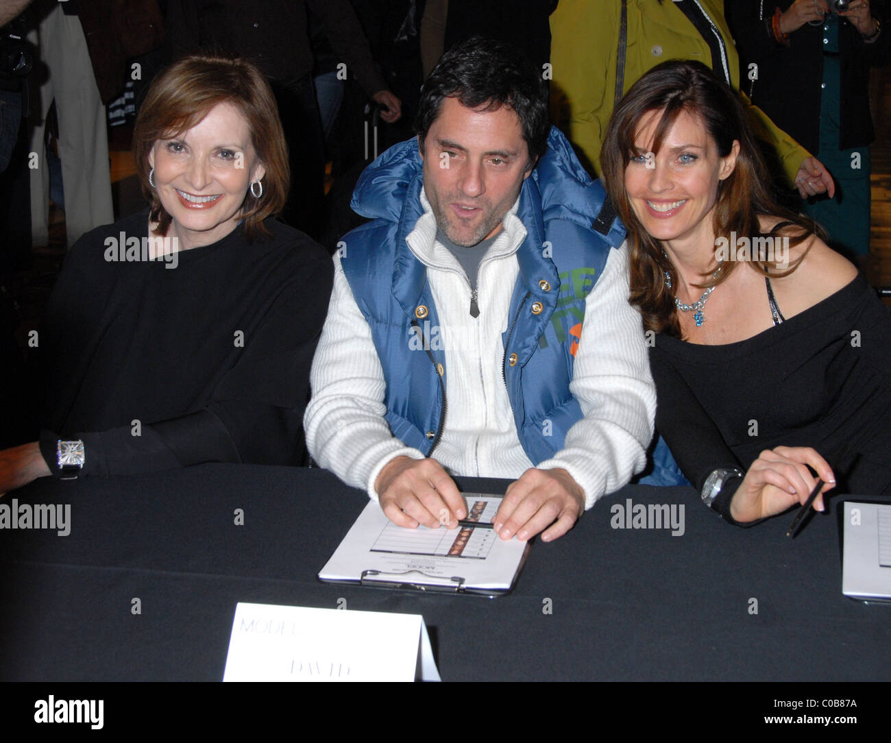 LaVelle Olexa, David Lipman and Carol Alt Lord and Taylor reveals the winner of the 2008 Model ...
