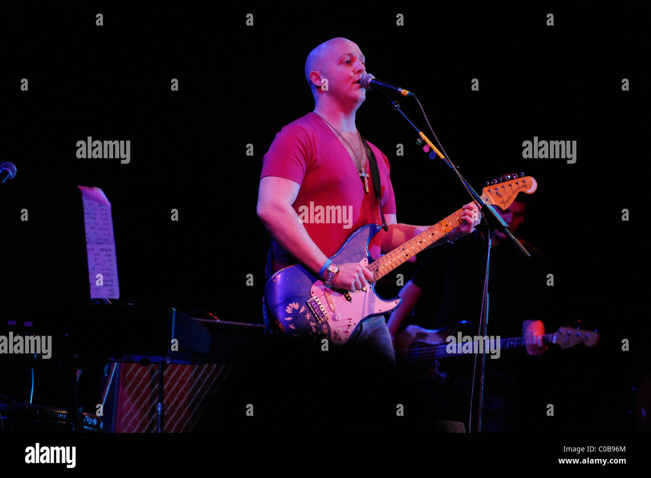 James McCartney performs live with his band as part of a concert series ...