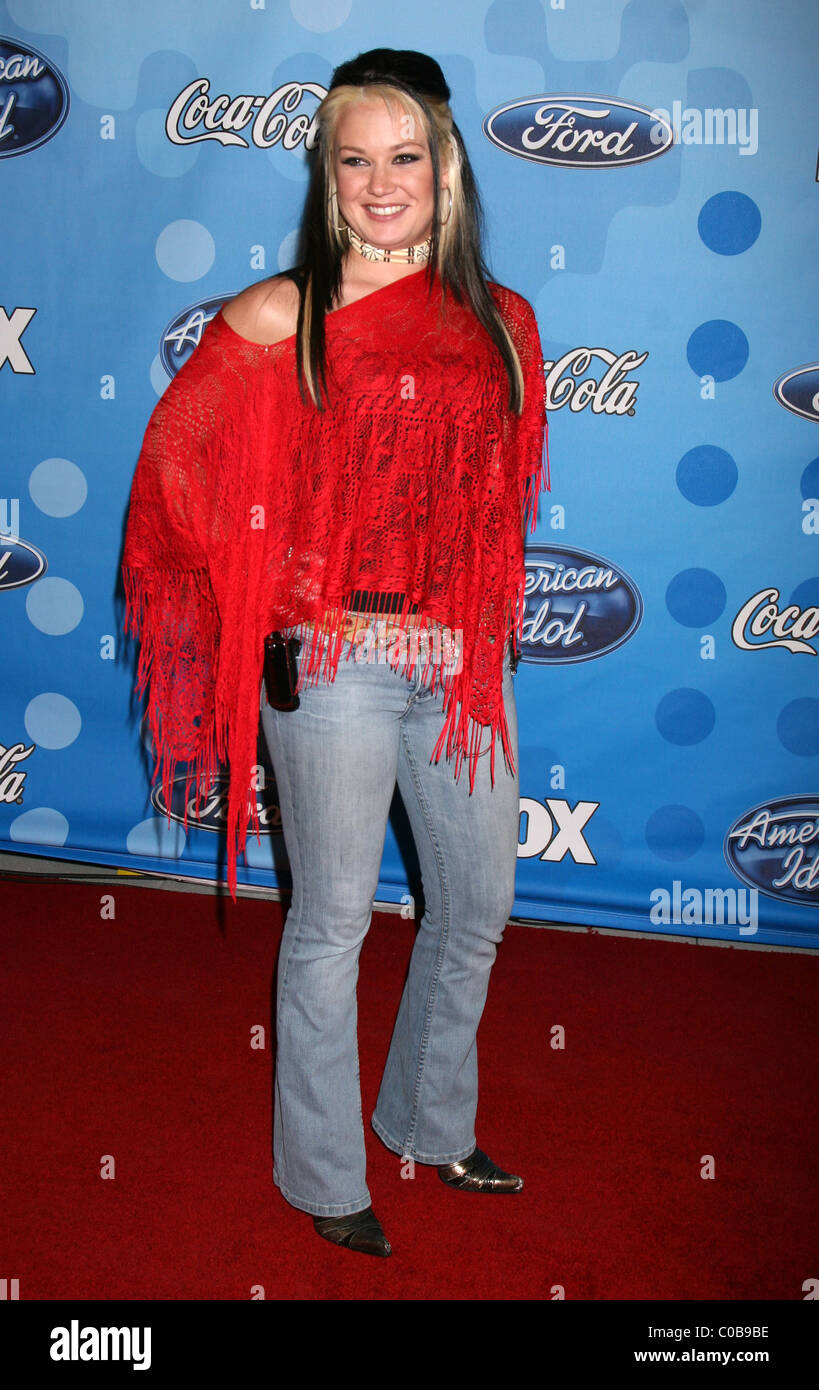 Amanda Overmyer American Idol Top 12 Party arrivals held at Wolfgang ...